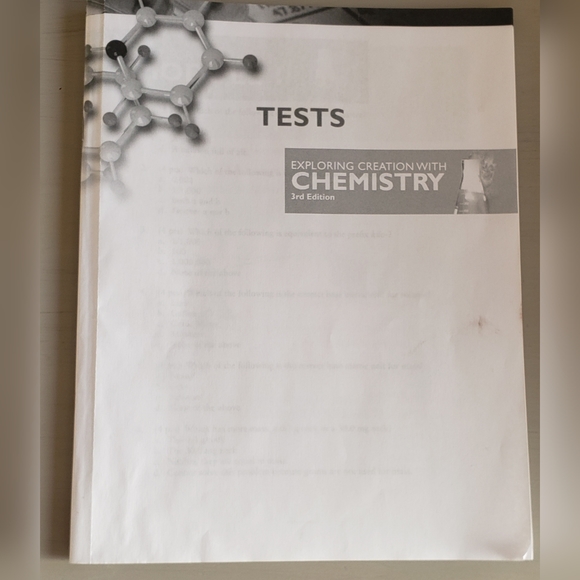 Apologia | Other | Apologia Exploring Creation With Chemistry 3rd ...